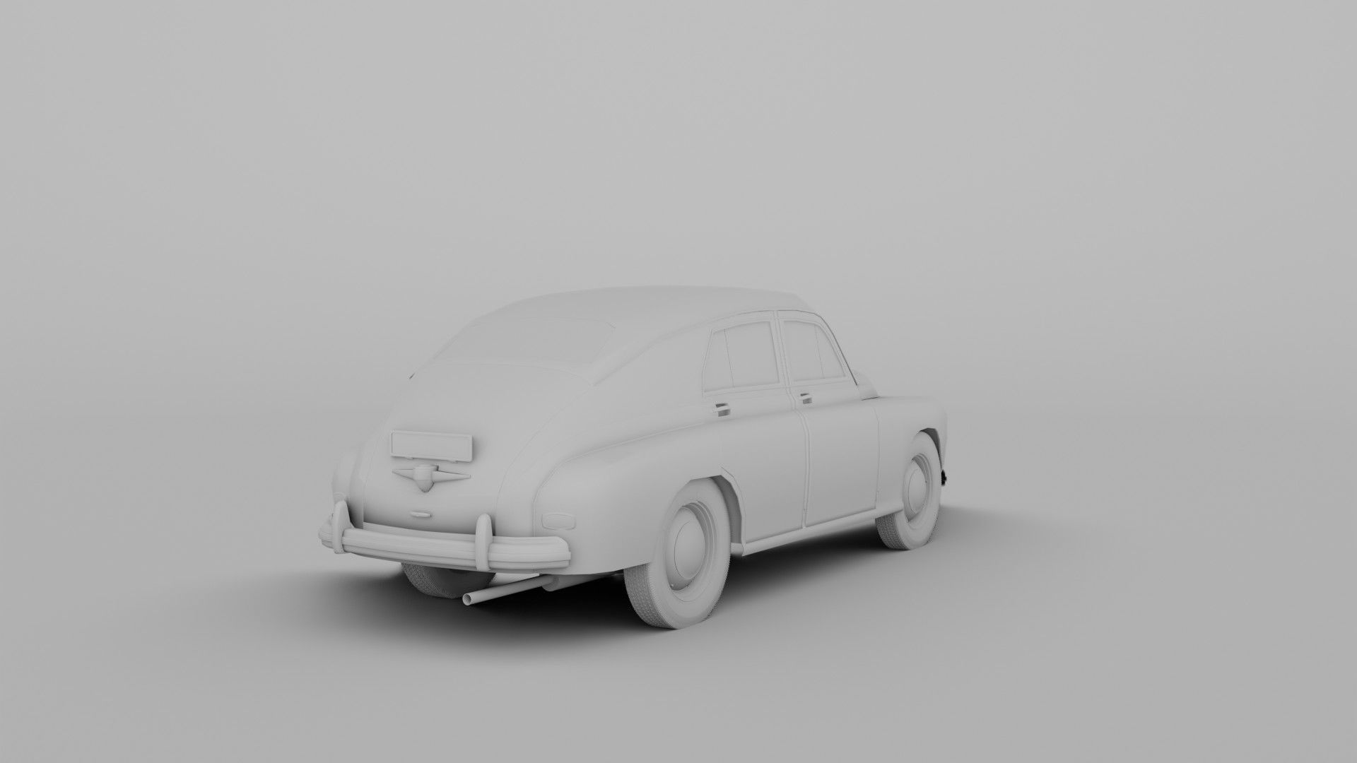 Gaz M20 Pobeda Warszawa M20 3D model | CGTrader
