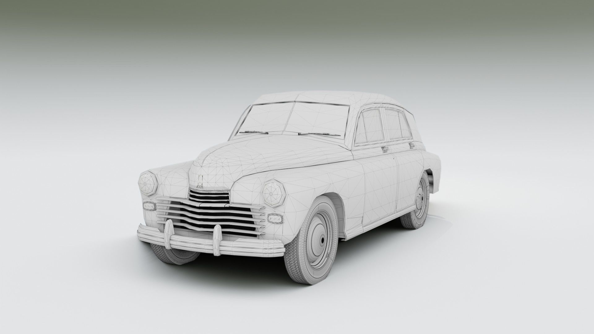 Gaz M20 Pobeda Warszawa M20 3D model | CGTrader