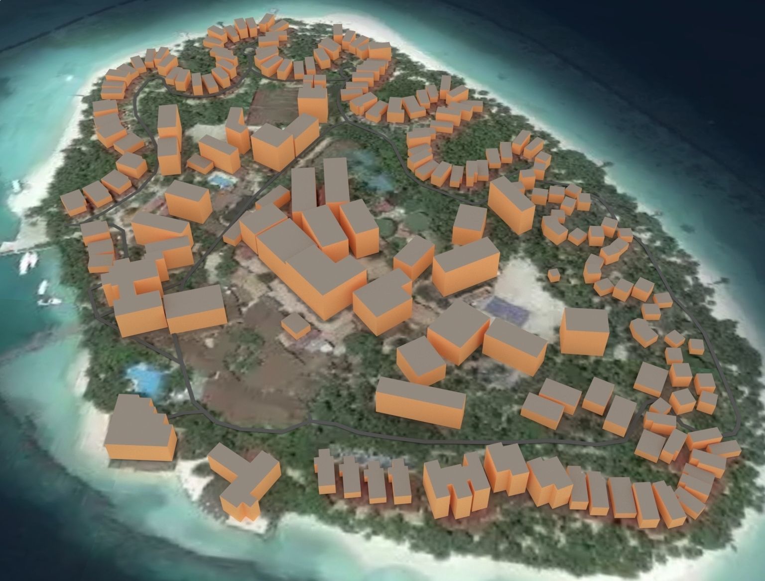 3D model Maldives Island VR / AR / low-poly | CGTrader