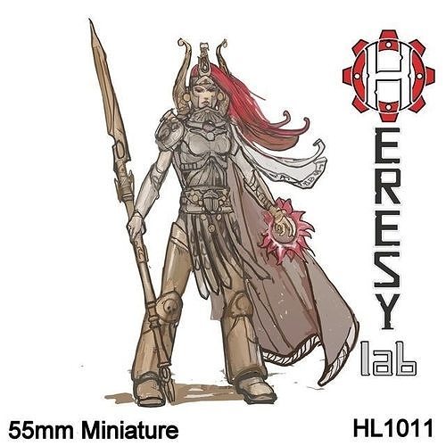 Heresylab - Lady of Magic 3D model 3D printable | CGTrader
