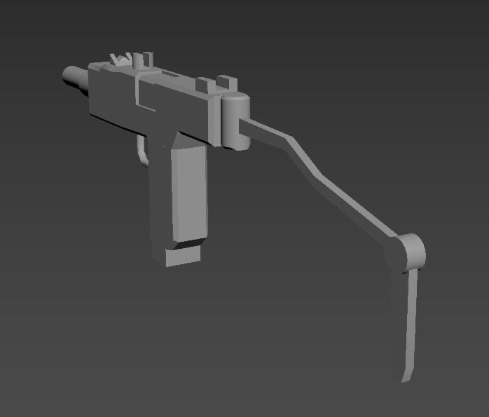 Low Poly 3D Model Of UZI free VR / AR / low-poly 3D model rigged | CGTrader