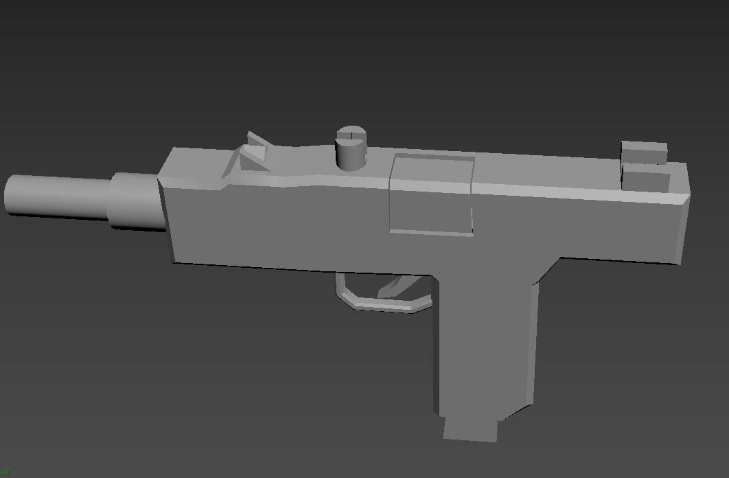 Low Poly 3D Model Of UZI free VR / AR / low-poly 3D model rigged | CGTrader