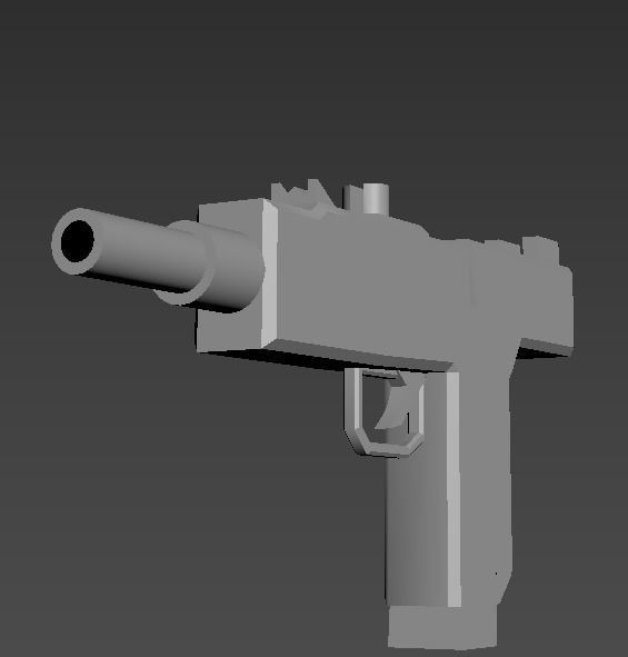 Low Poly 3D Model Of UZI free VR / AR / low-poly 3D model rigged | CGTrader