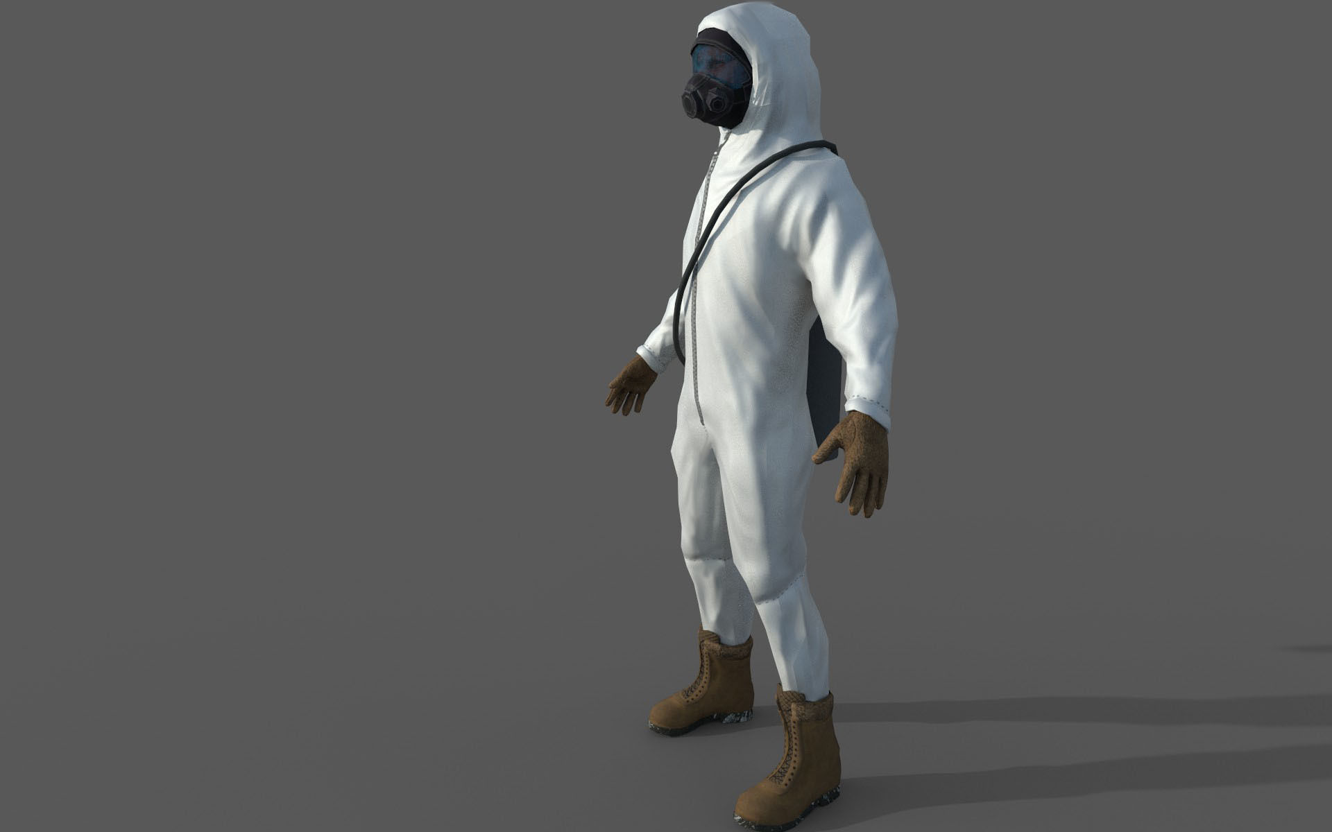 3D model Hazard Suit VR / AR / low-poly | CGTrader