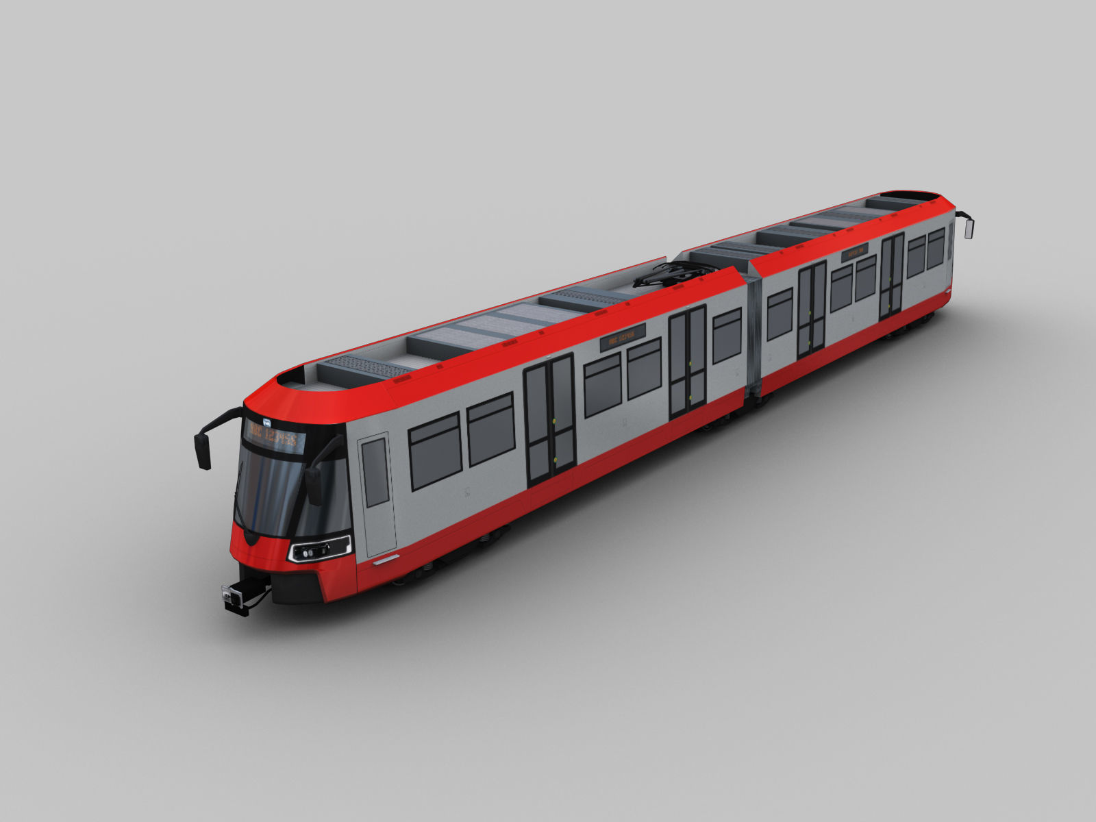 3D model Bombardier Flexity tram VR / AR / low-poly | CGTrader