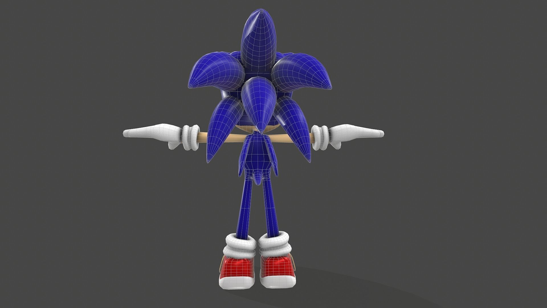 Sonic The Hedgehog - Tutorial Included 3D model | CGTrader