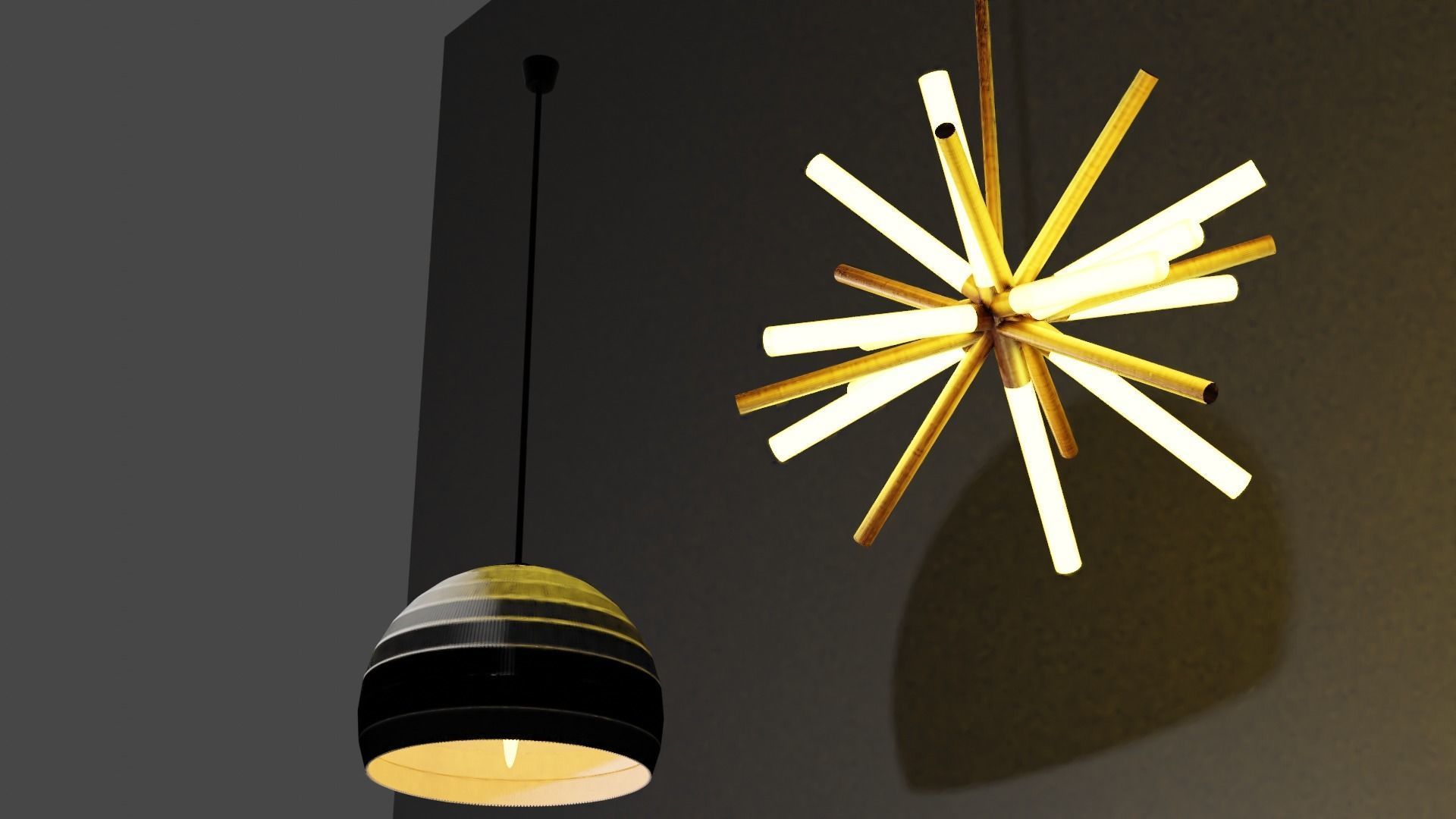 Designers Feature Pendant Lighting Pendant Light 3D model | CGTrader