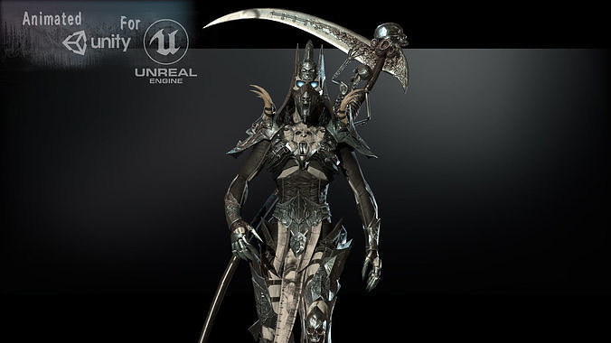 3D model Necromant Remastered VR / AR / low-poly rigged animated | CGTrader