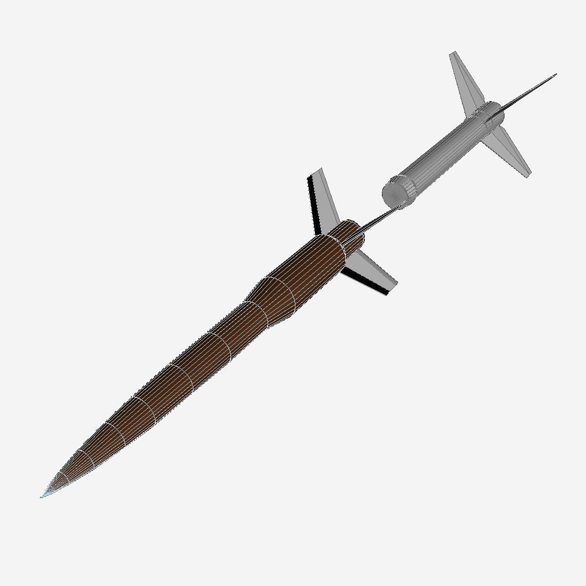 Astrobee 200 Rocket 3D model | CGTrader