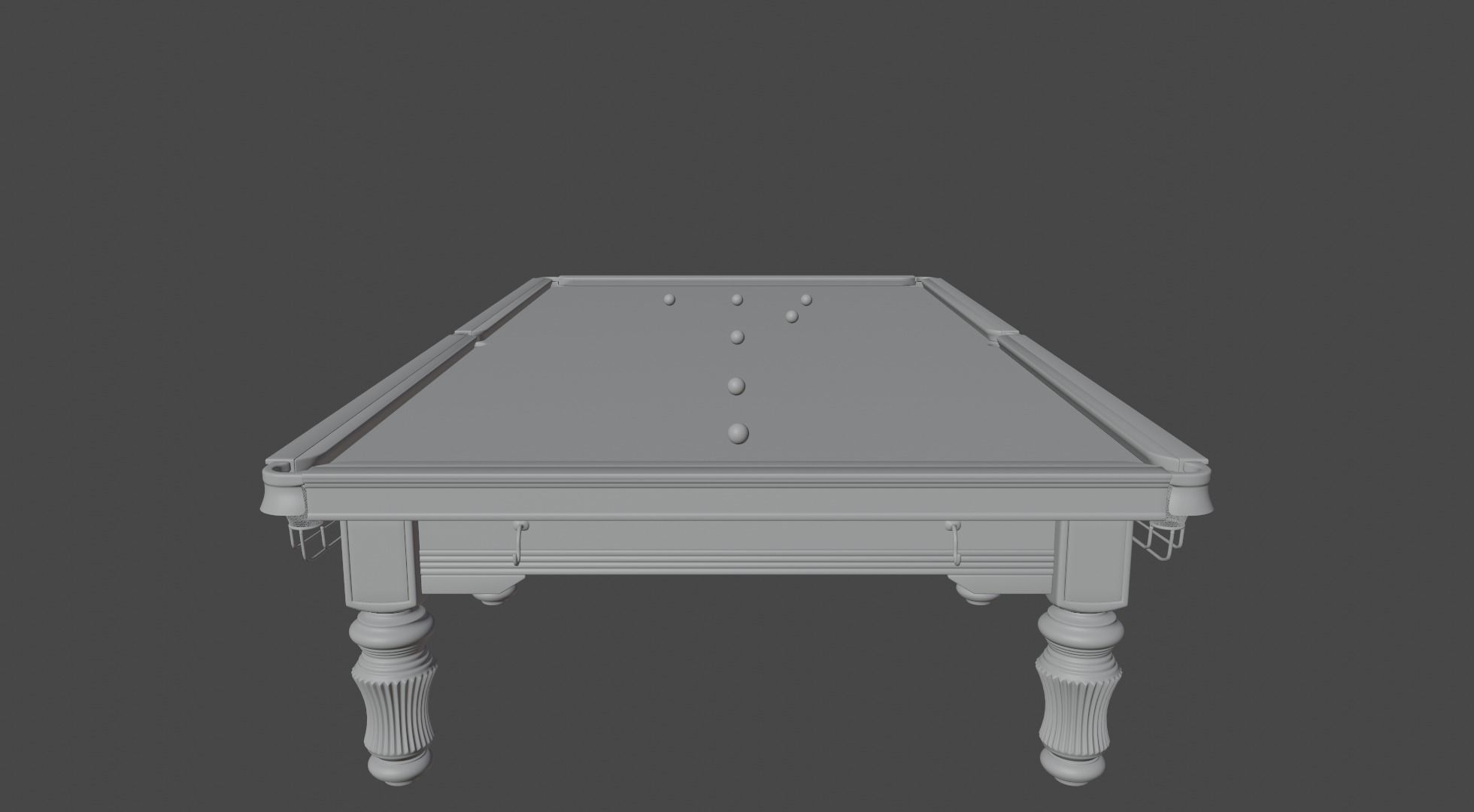 High Quality Detailed Snooker Tournament Table 3D model | CGTrader