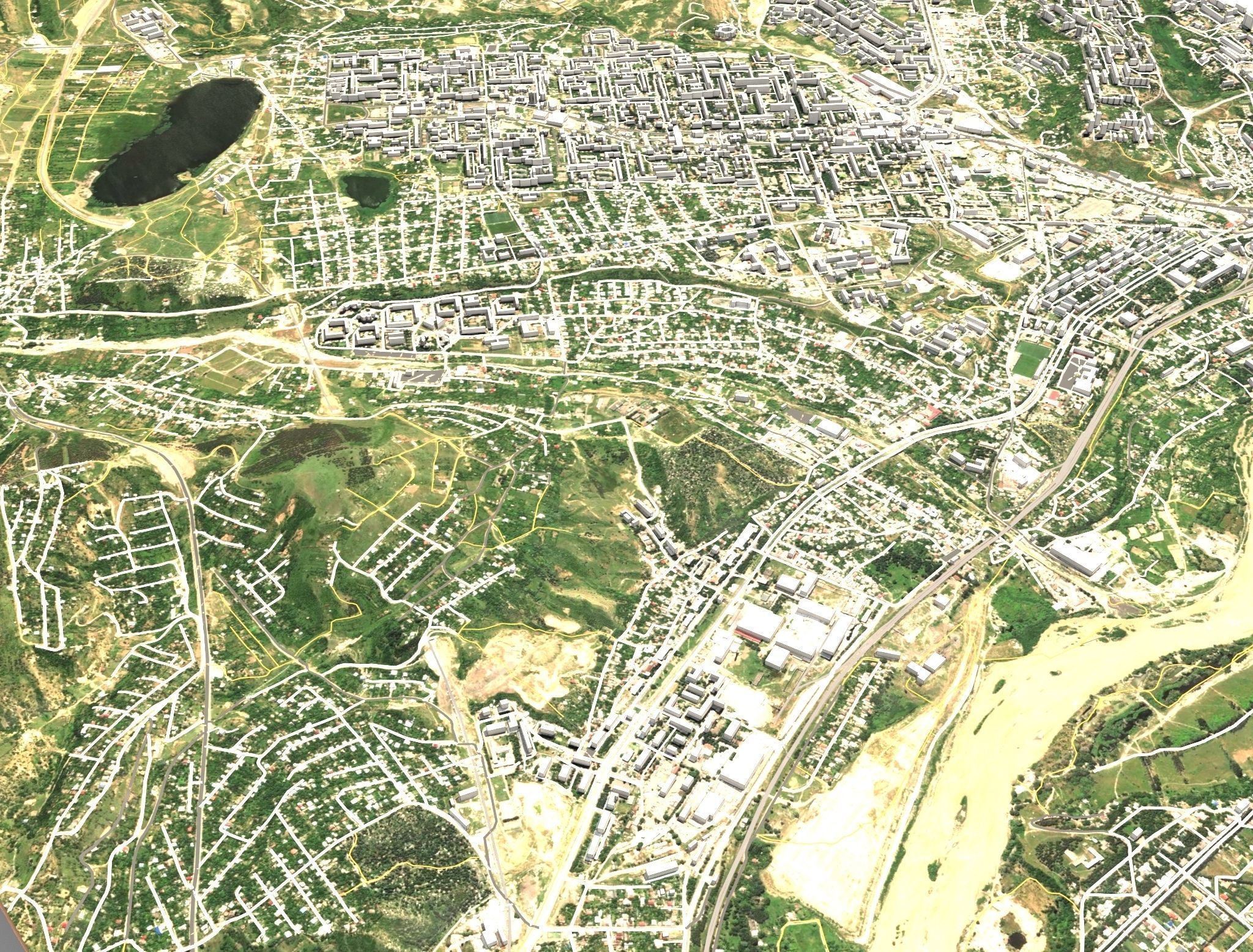 Tbilisi city of Georgia 3D model | CGTrader