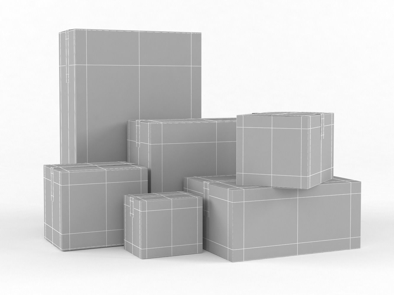 Cardboard Boxes 3D model | CGTrader
