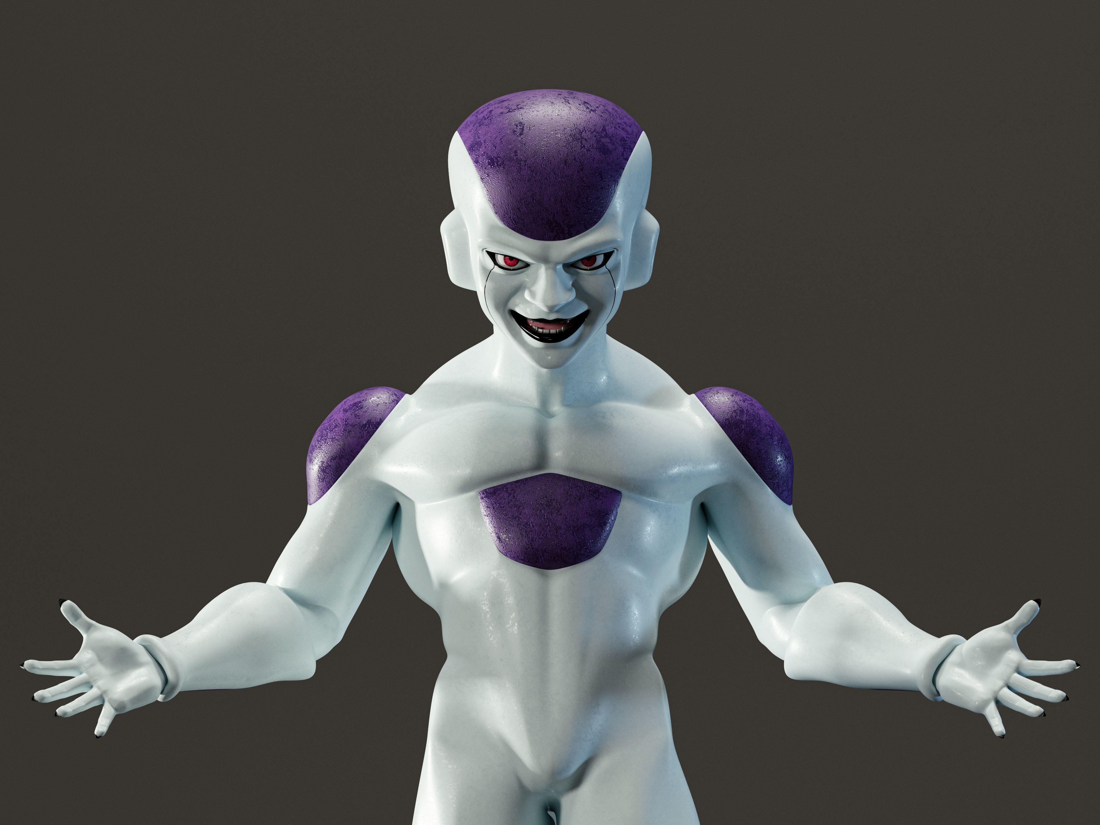 Freezer Dragon Ball Z Fan Art 3D model rigged | CGTrader