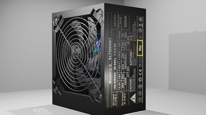 Computer font 3D model | CGTrader