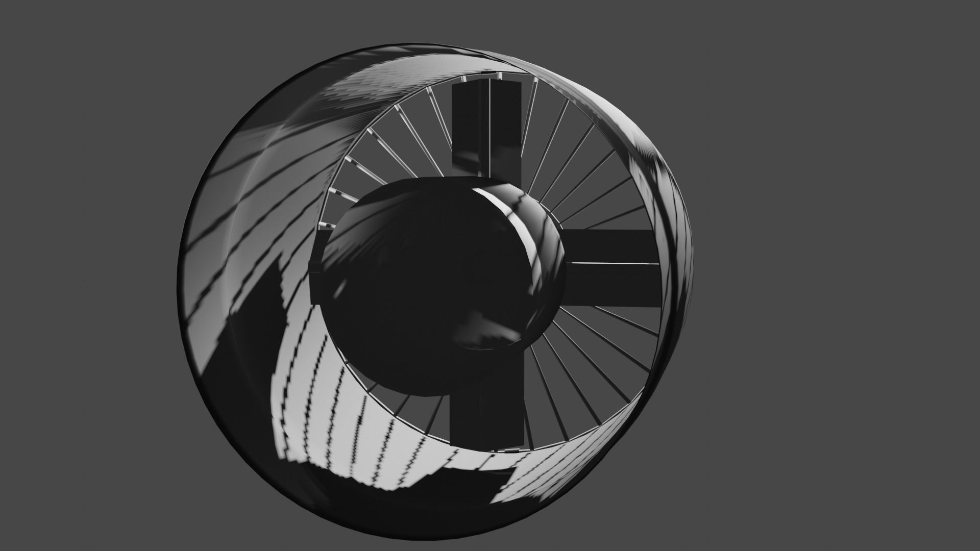 fan set bicycle wheel 3D model | CGTrader