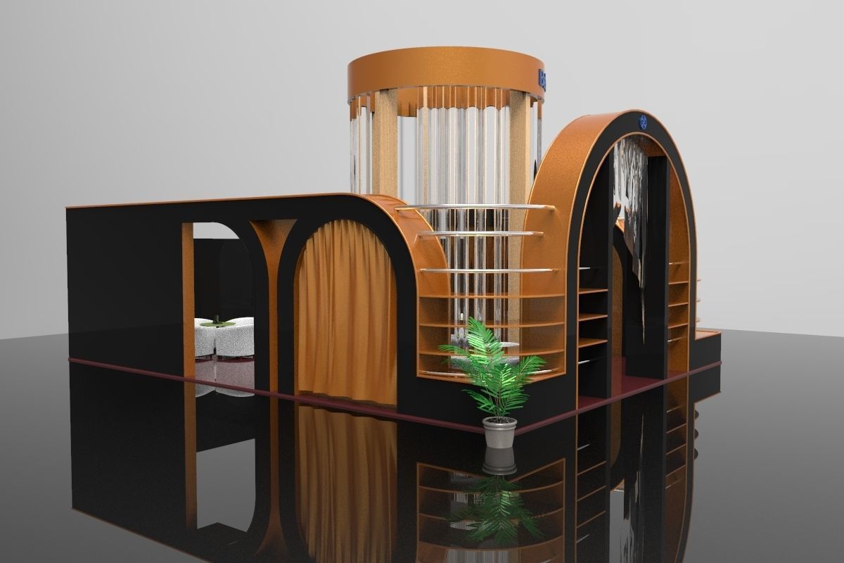 Exhibition Stall Collection 3D free 3D model | CGTrader