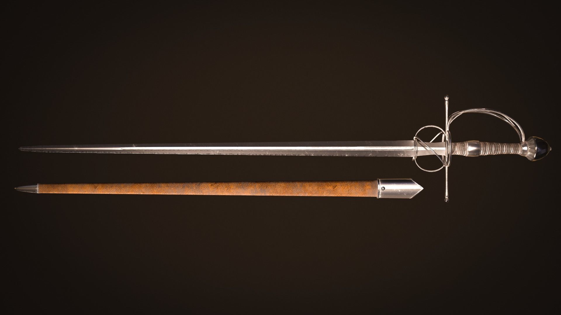 3D model Spain Sword Game-Ready Low-poly VR / AR / low-poly | CGTrader