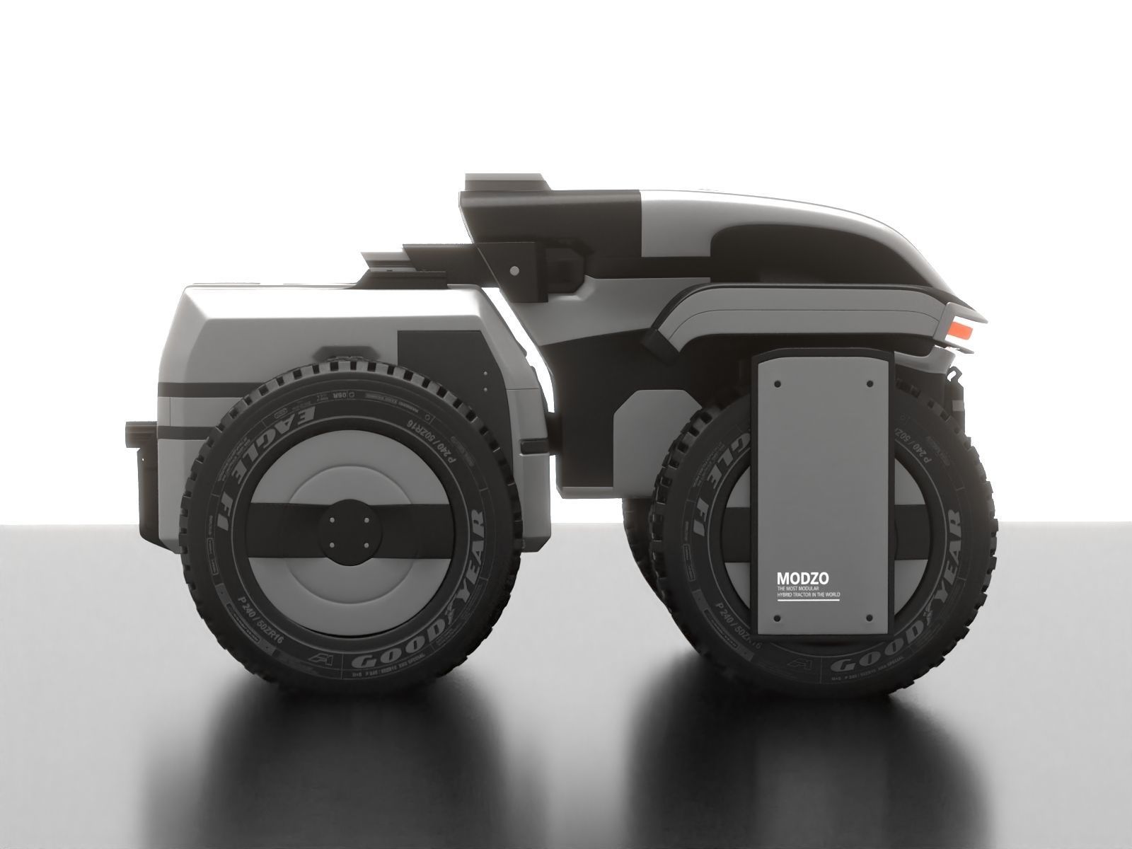 3D model Modular Tractor VR / AR / low-poly | CGTrader