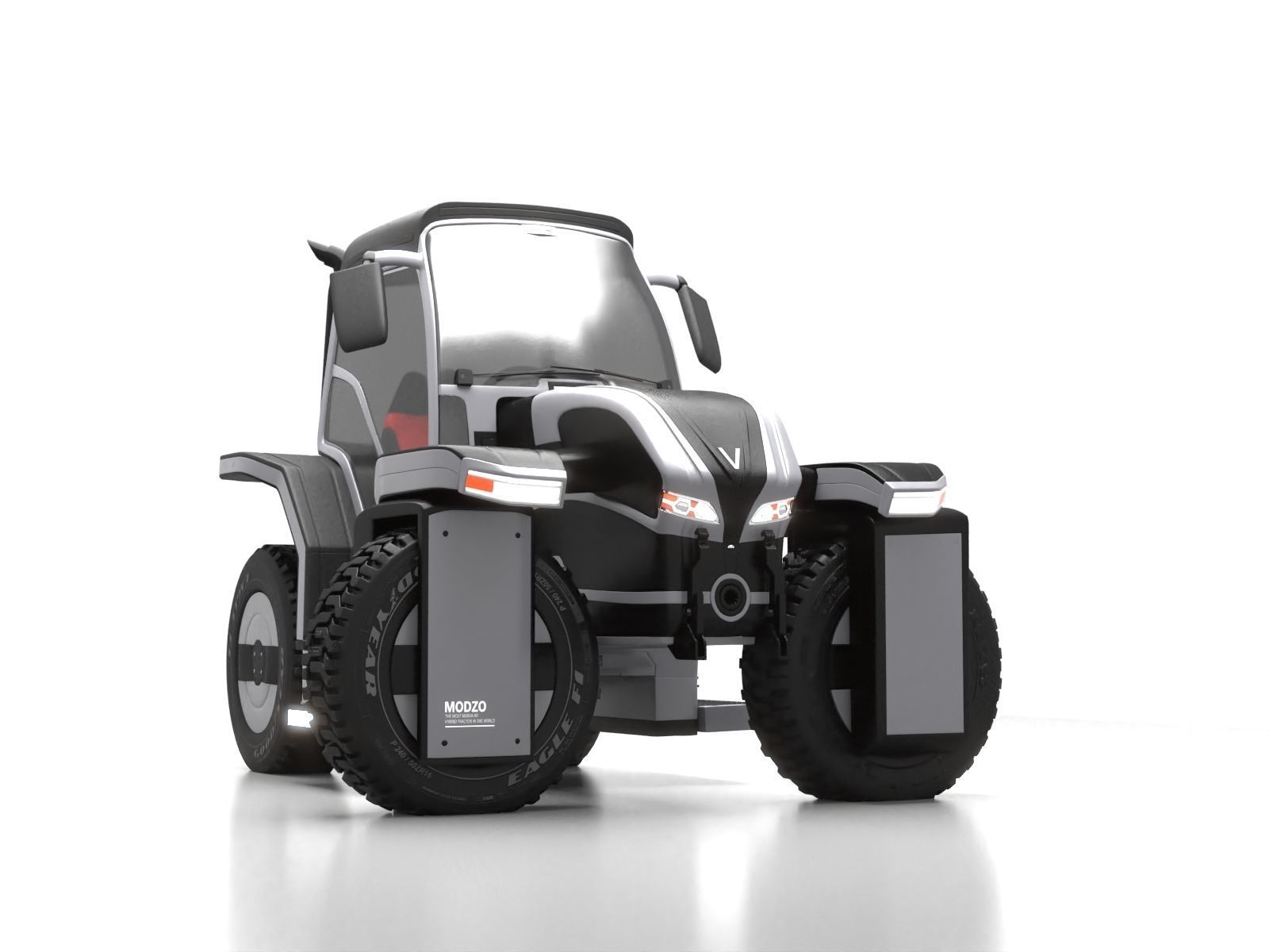 3D model Modular Tractor VR / AR / low-poly | CGTrader