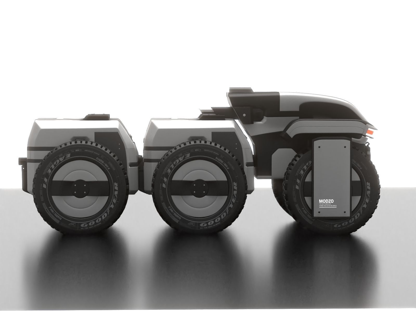 3D model Modular Tractor VR / AR / low-poly | CGTrader