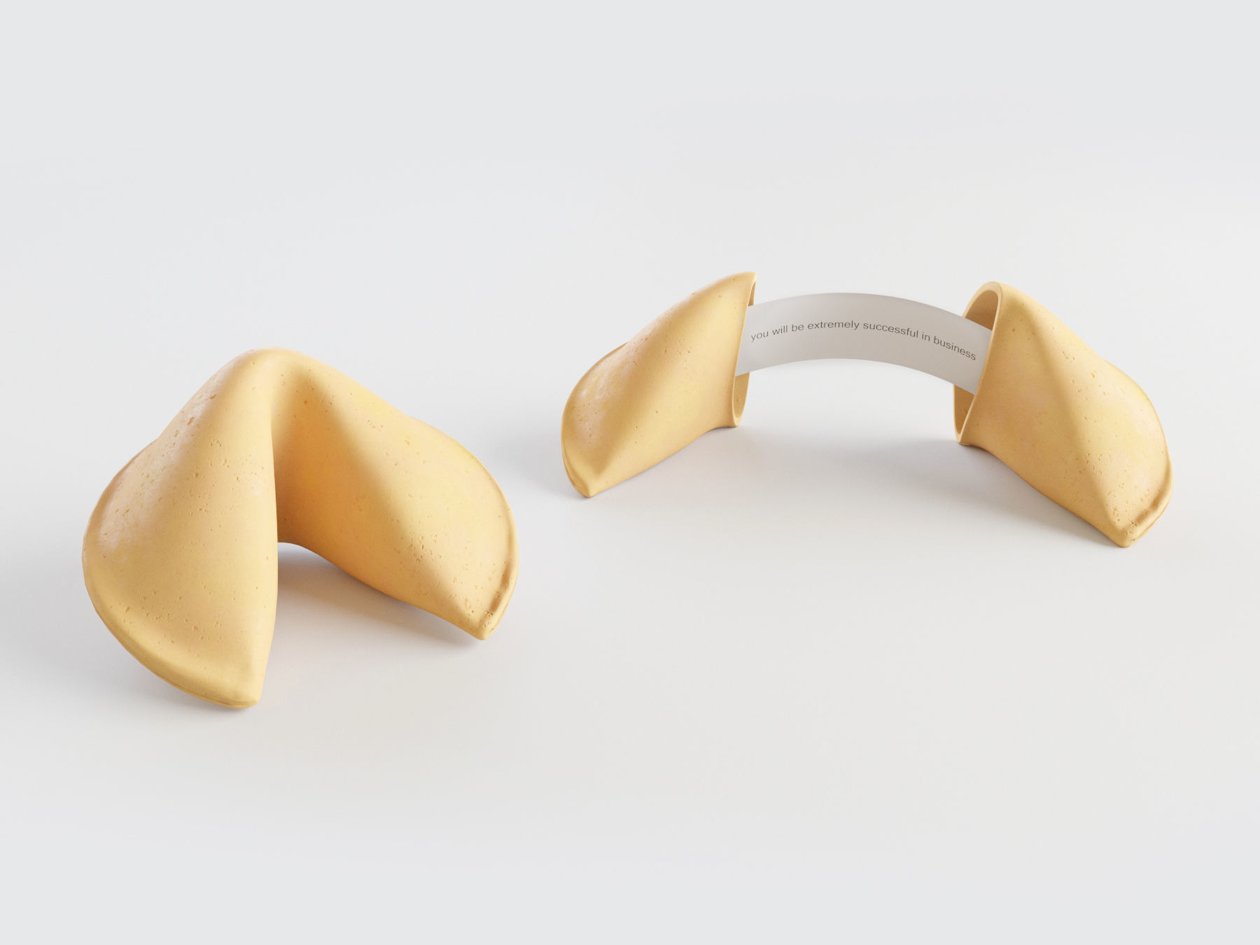 Fortune Cookie 3D model | CGTrader