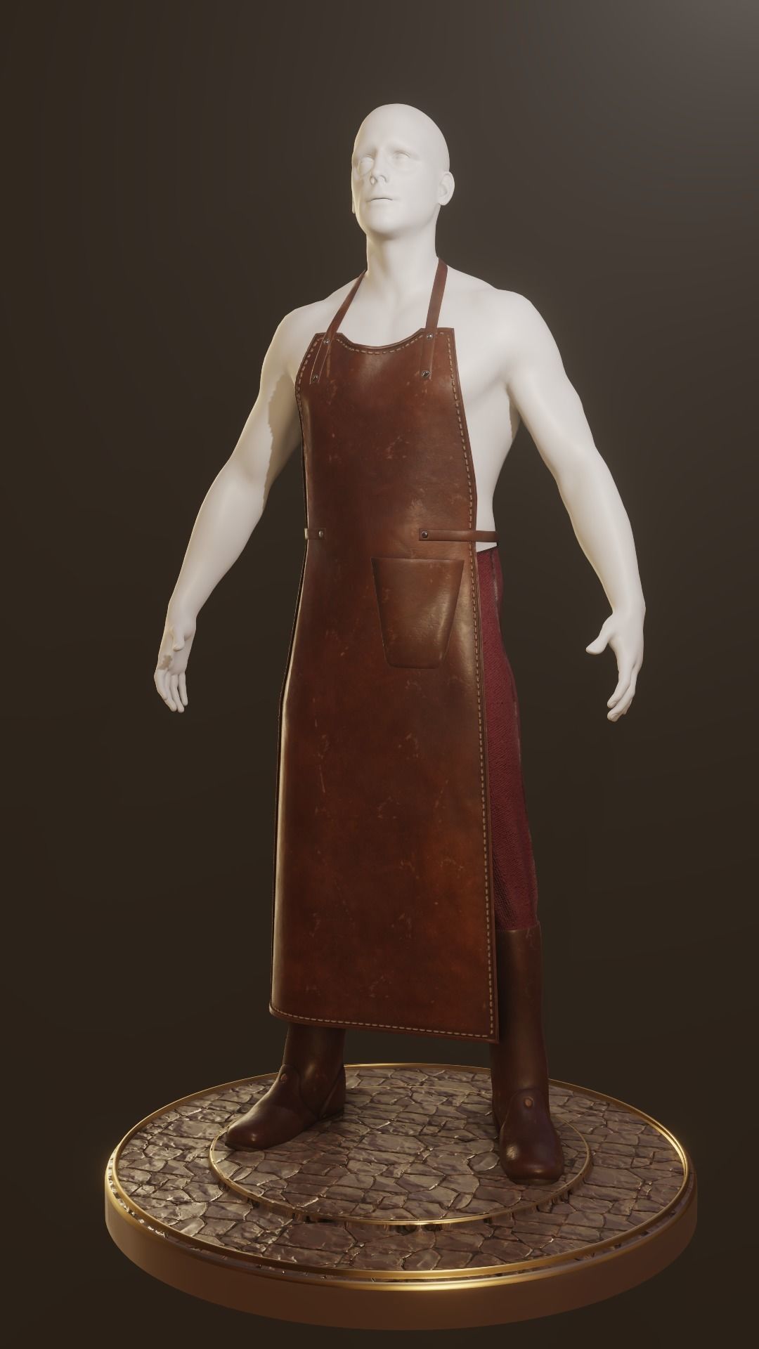 Blacksmith Clothes 3D model | CGTrader