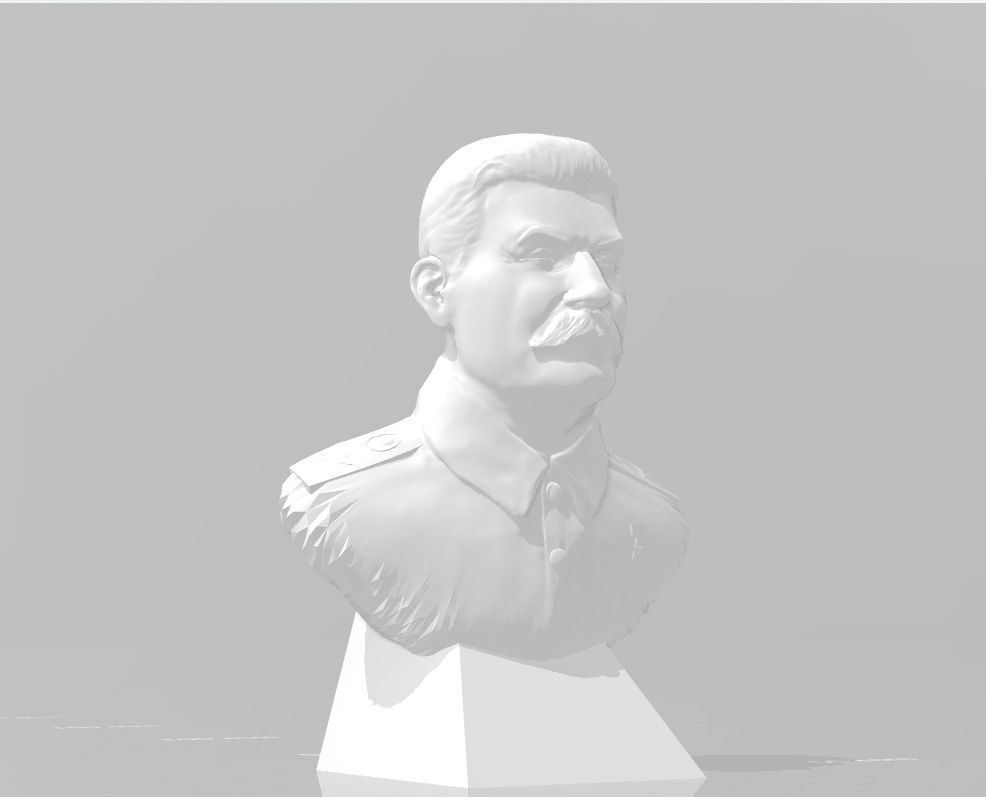 Joseph Stalin bust 3D model 3D printable | CGTrader