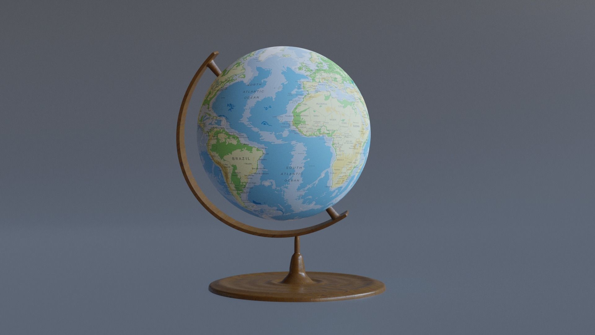 Earth Globe Prop 3D model | CGTrader