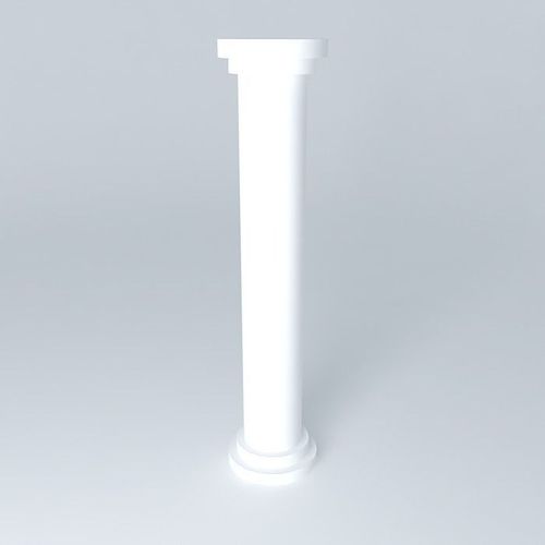 Pillar Plain 3d Model Cgtrader