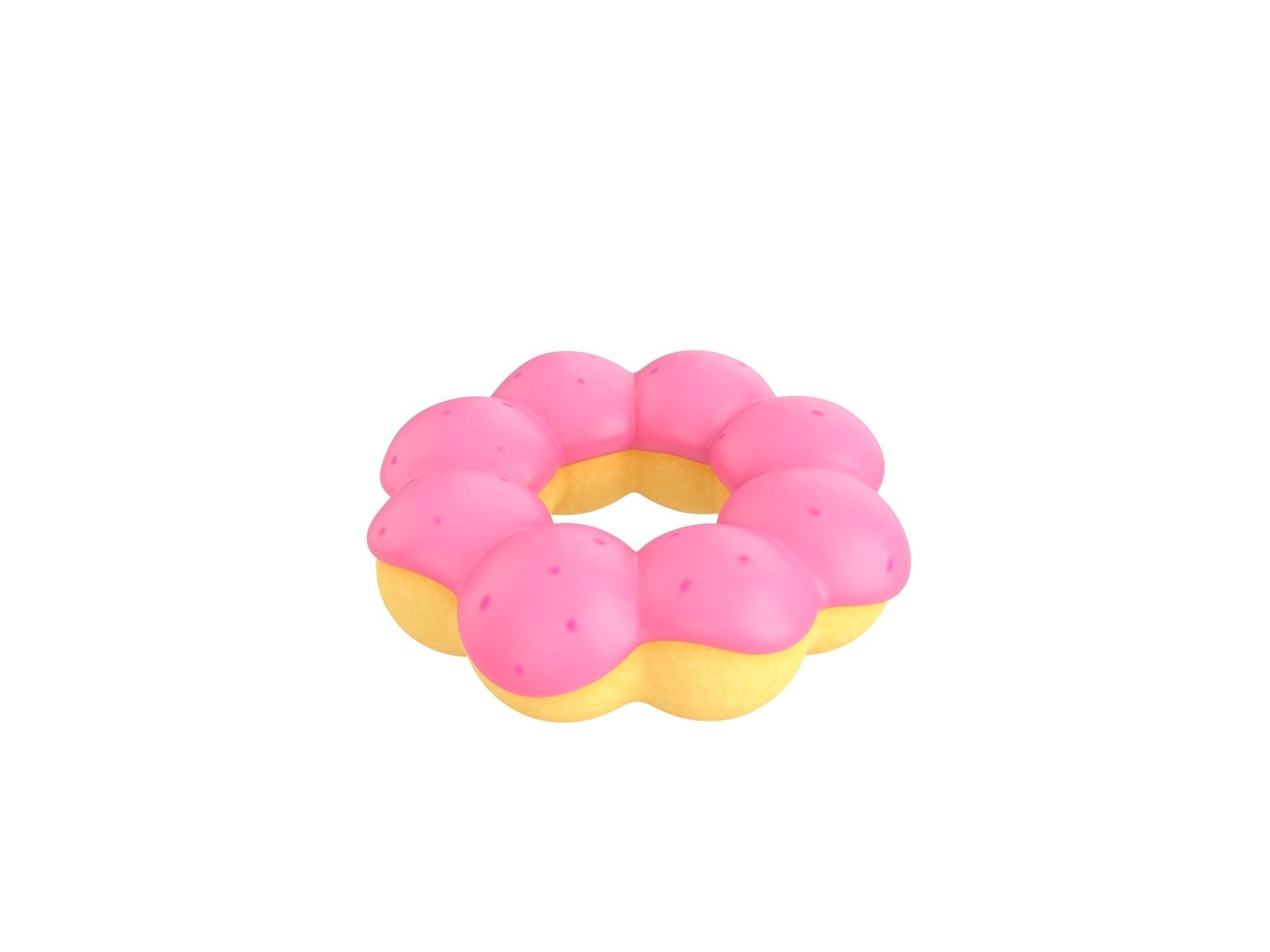 Ring Shaped Donut 3D model | CGTrader