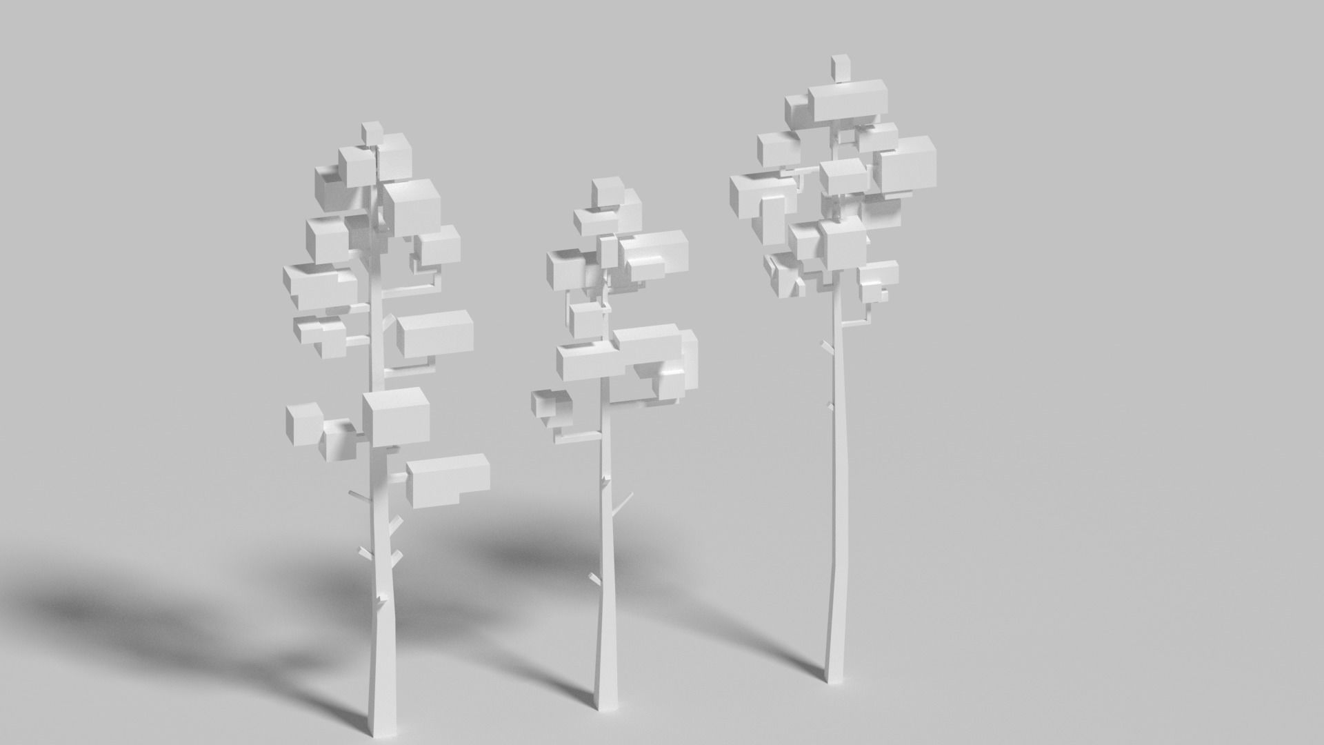 3D model Tree voxel Trees VR / AR / low-poly | CGTrader