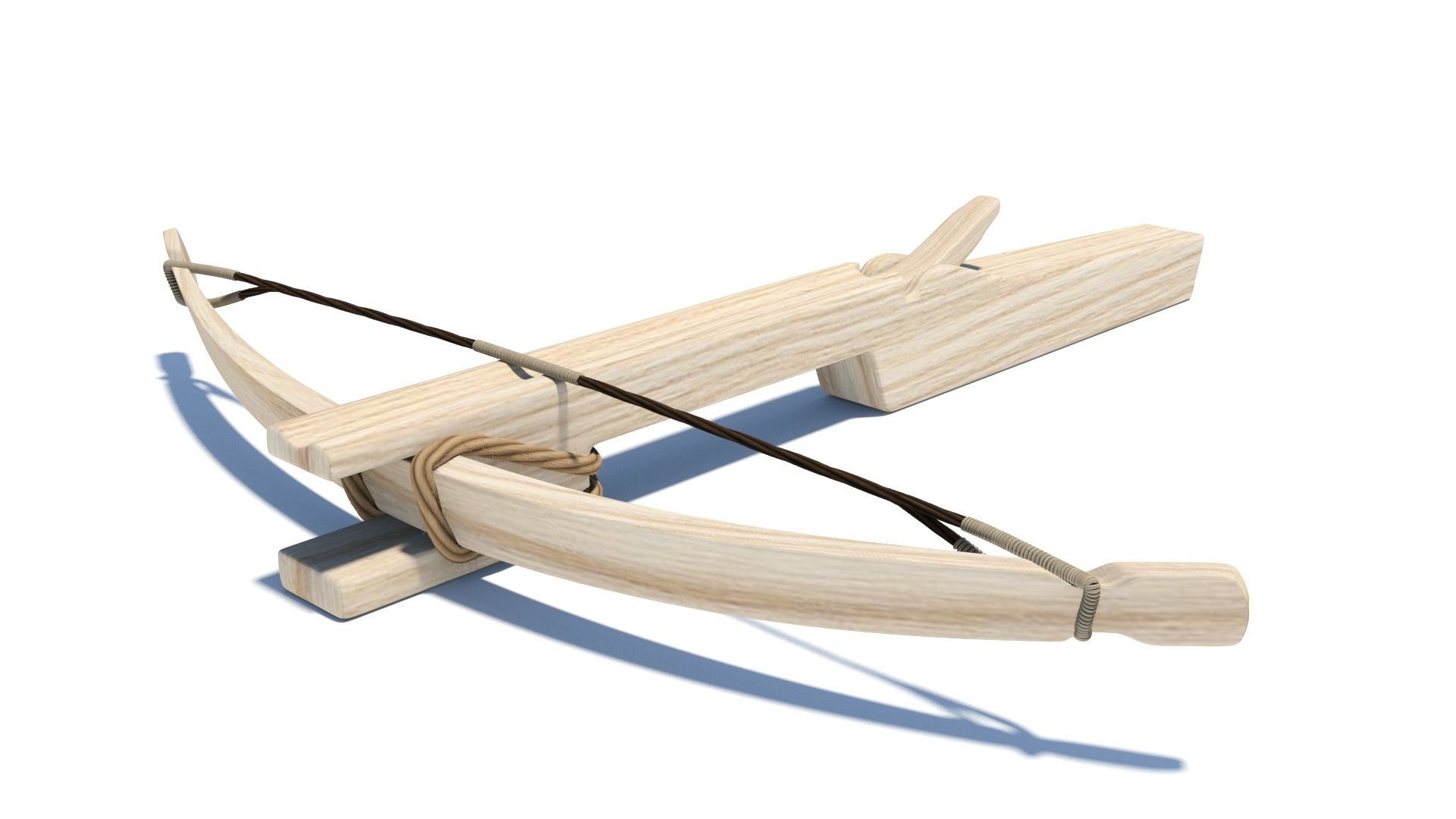 Early medieval 11th century light hunting crossbow 3D model | CGTrader