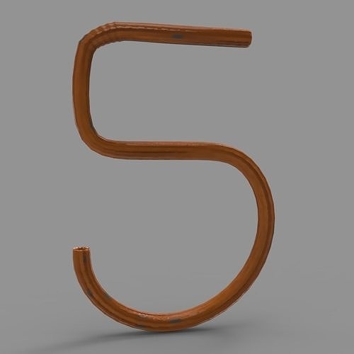 Number 5 3D model | CGTrader