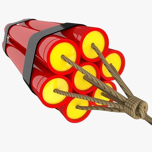 Dynamite Symbol 3D model | CGTrader