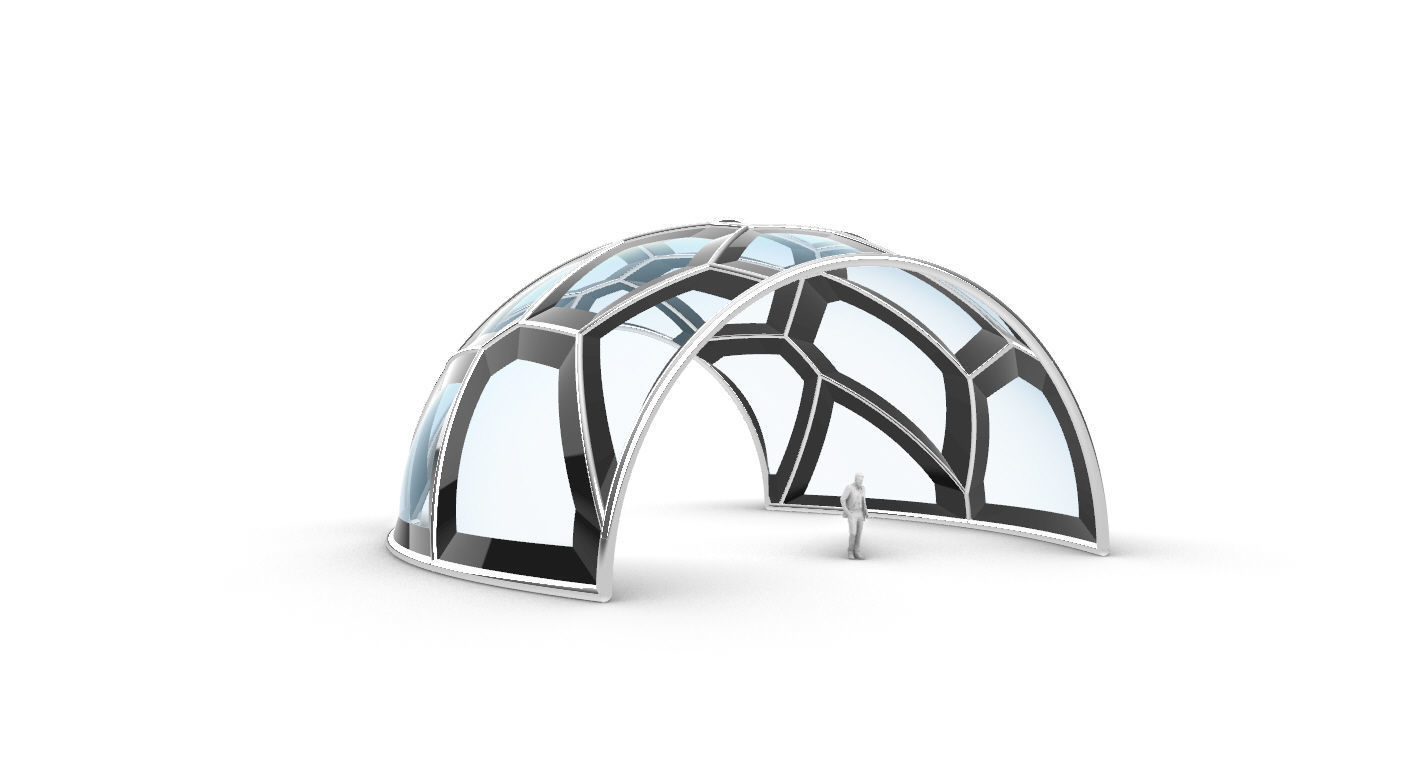 Voronoi Pavilion Stand Alone Structure v1 3D model | CGTrader