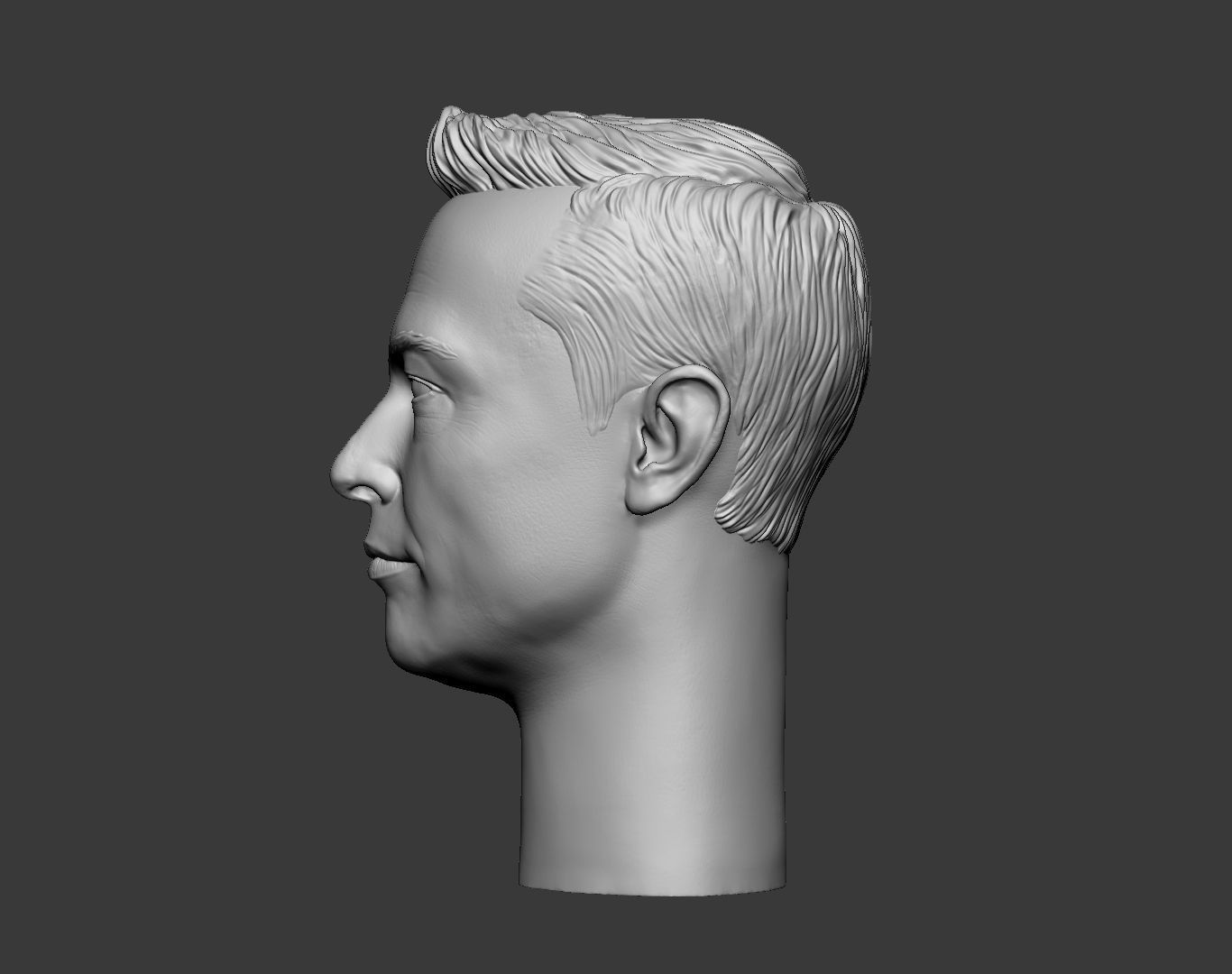 Elon Musk Head 3D model 3D printable | CGTrader