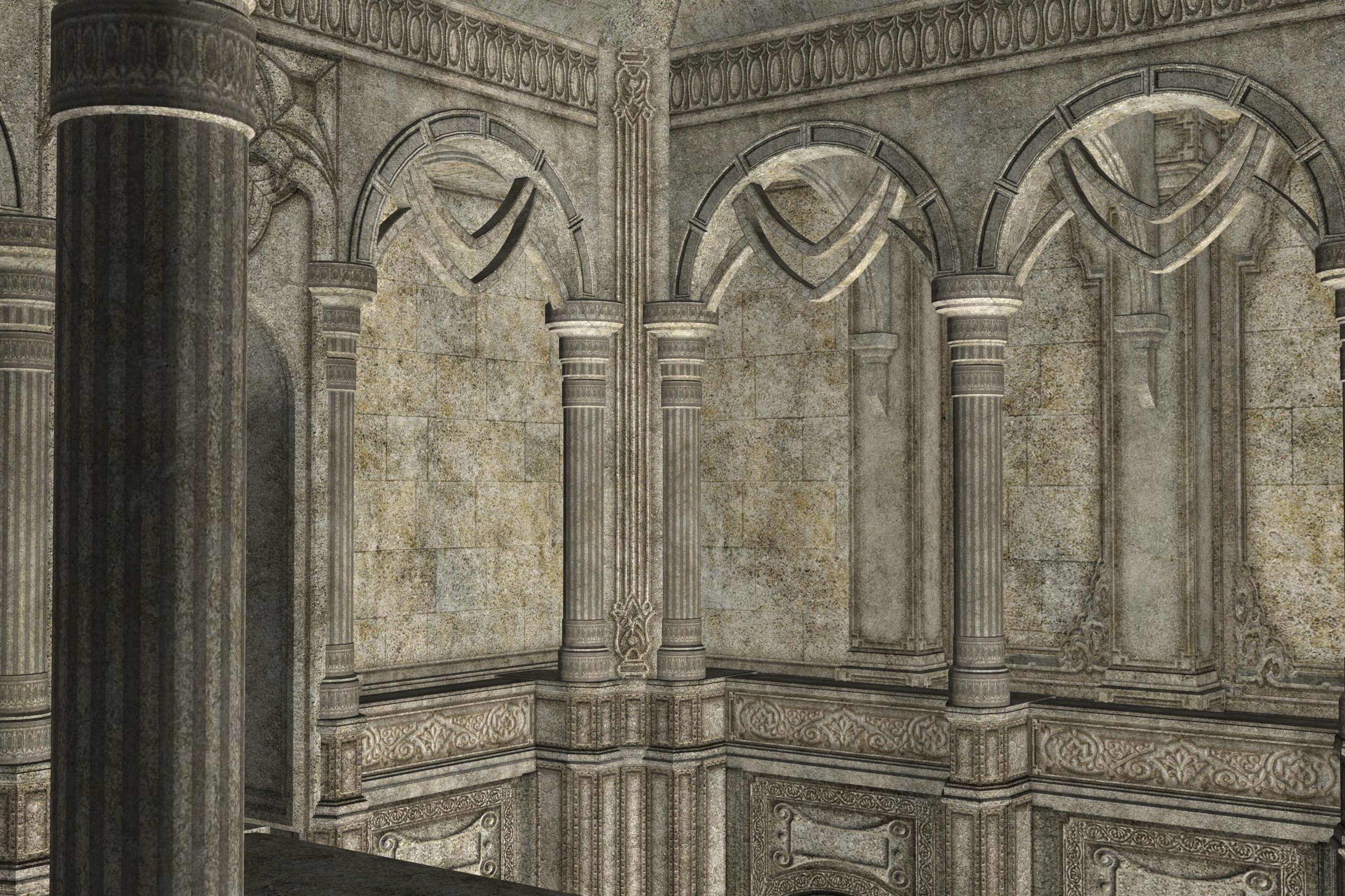 3D model Alchemy Chasm Game Environment VR / AR / low-poly | CGTrader