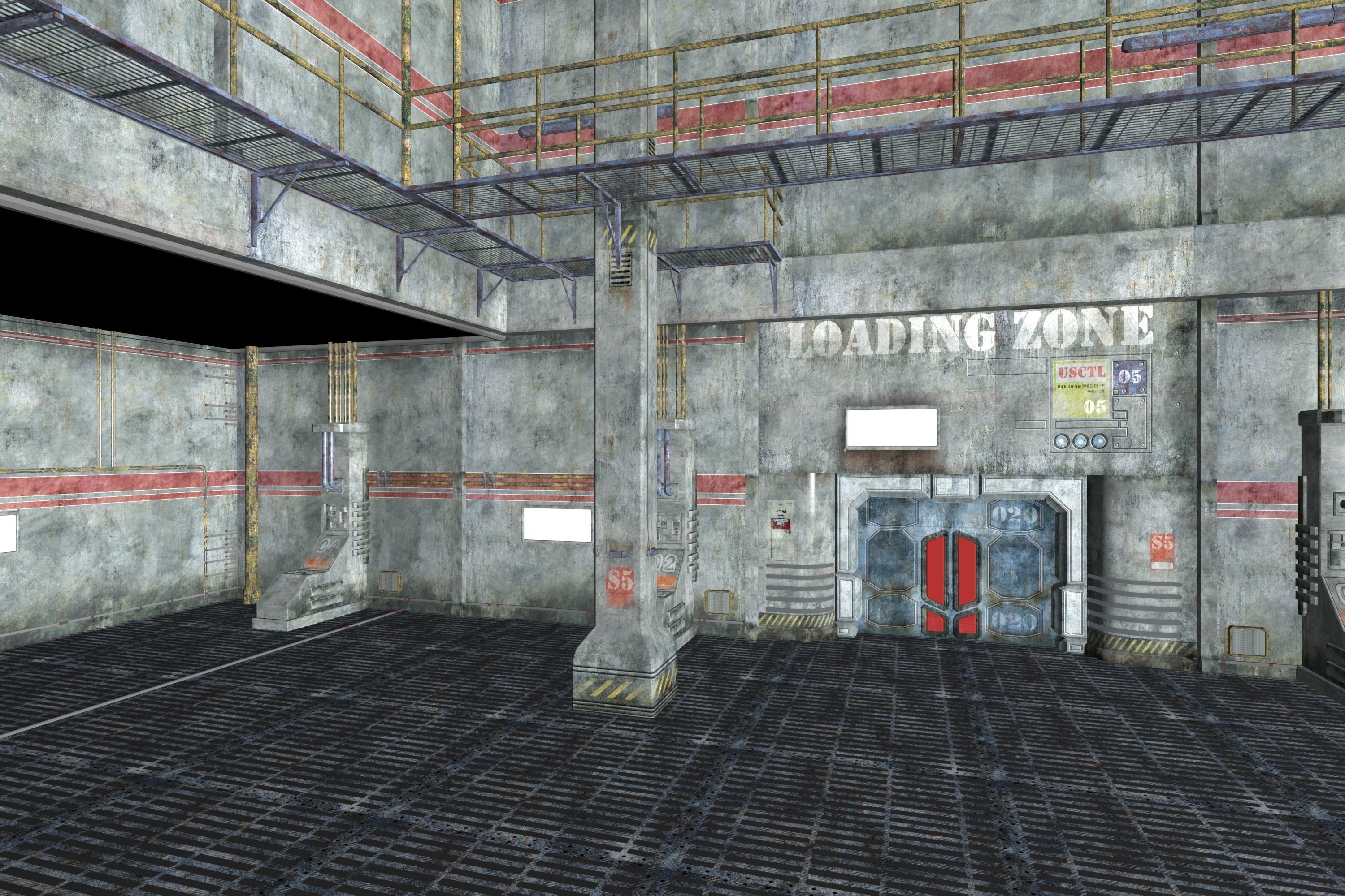 3D model Game Environment Interior VR / AR / low-poly | CGTrader