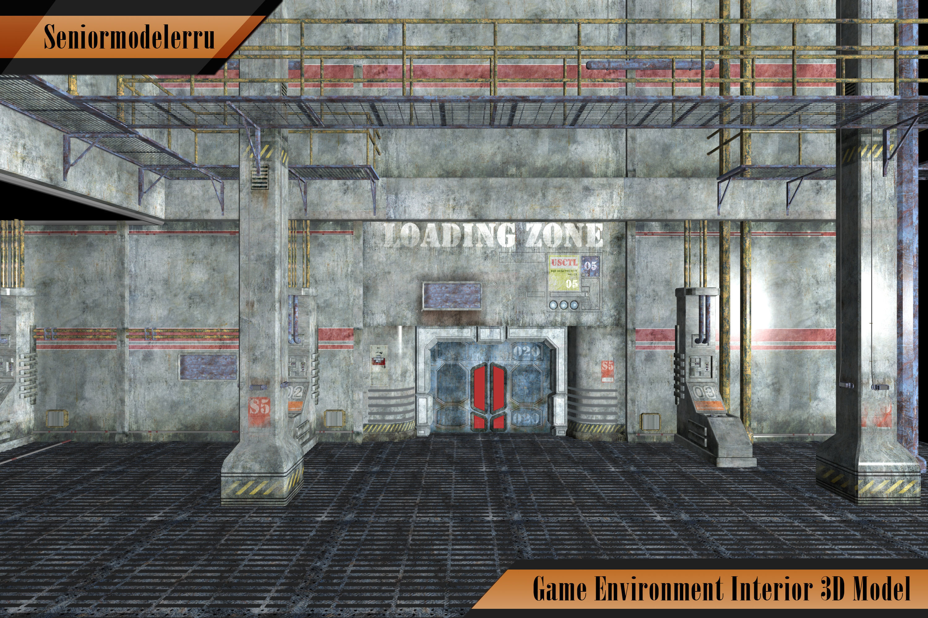 3D asset Game Environment Interior | CGTrader