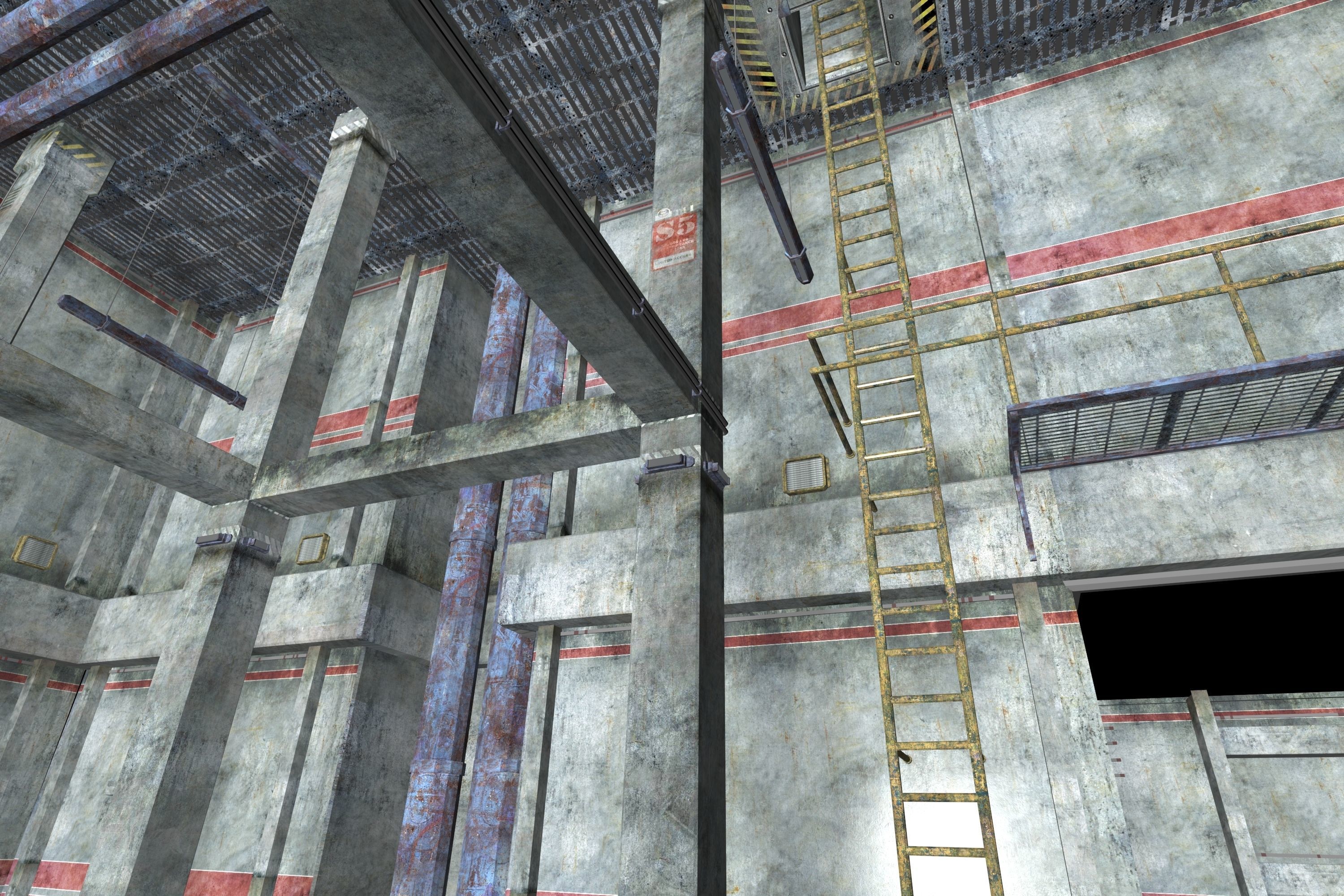 3D model Game Environment Interior VR / AR / low-poly | CGTrader