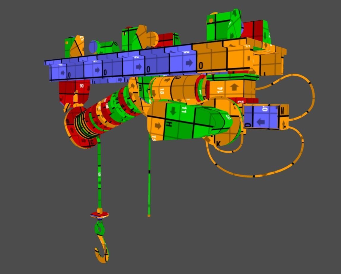 3D model Defect scifi crane VR / AR / low-poly | CGTrader