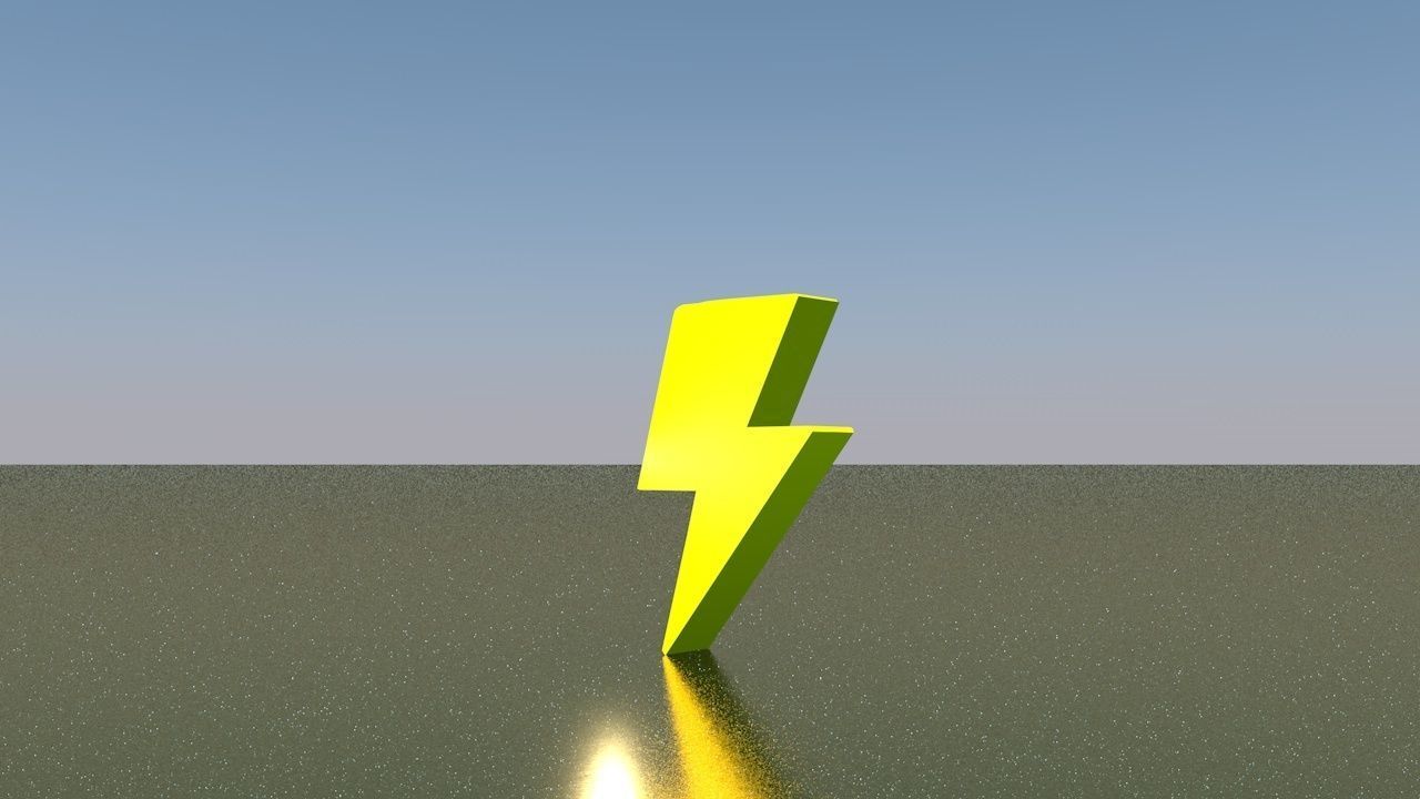 Lightning Bolt Model 3D model | CGTrader