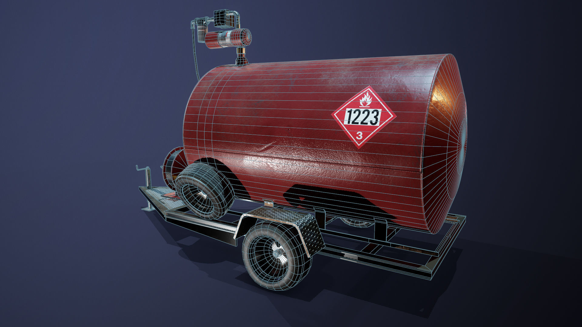 3D model Mobile Gas Tank Game Asset VR / AR / low-poly | CGTrader