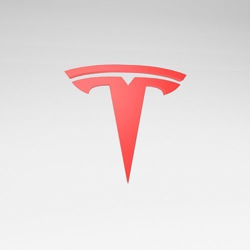 Tesla Logo v1 001 free VR / AR / low-poly 3D model | CGTrader