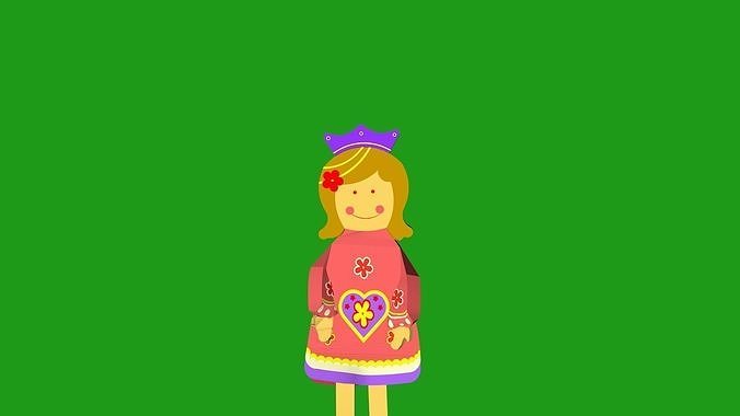 PINGKA DOLL 3D model | CGTrader