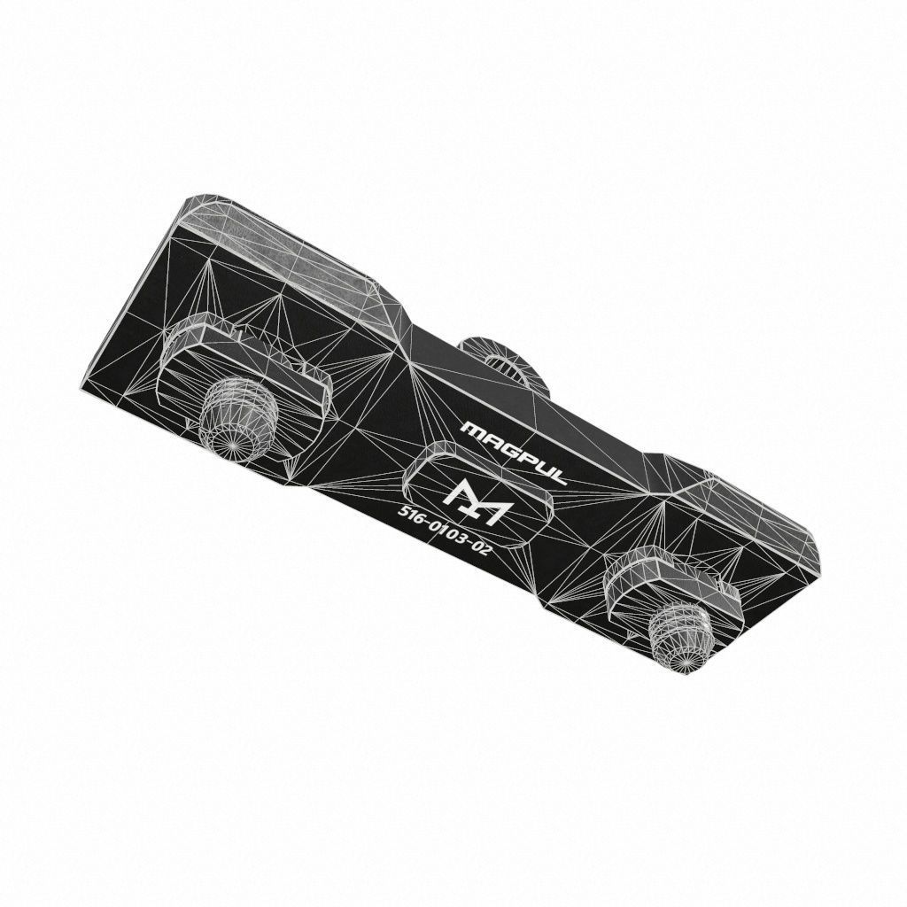 3D model Magpul MLOK Bipod Mount PBR VR / AR / low-poly | CGTrader