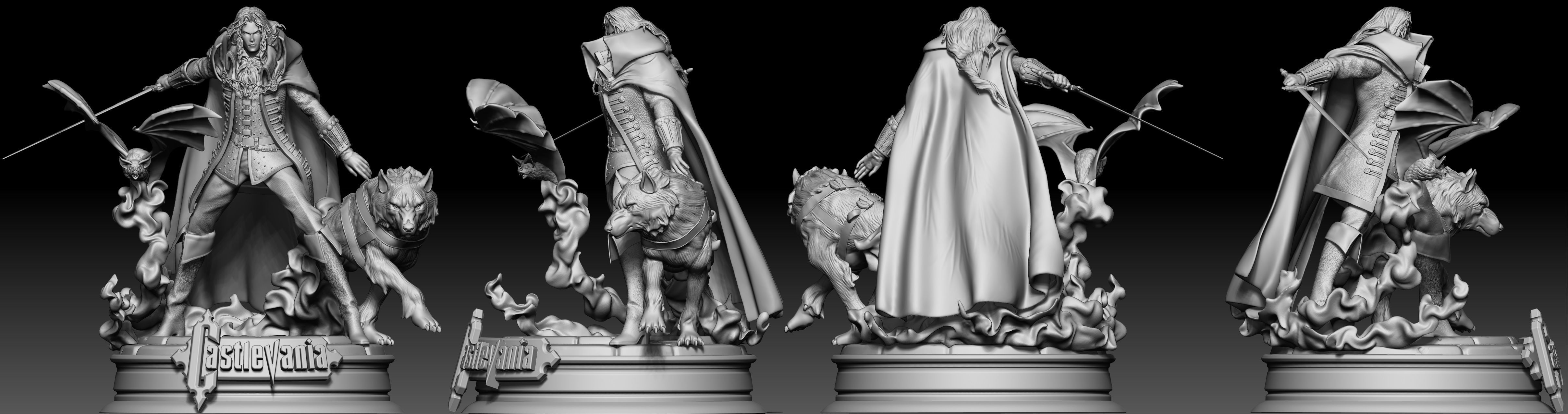 ALUCARD CASTLEVANIA TRANSFORMATIONS 3D model 3D printable | CGTrader