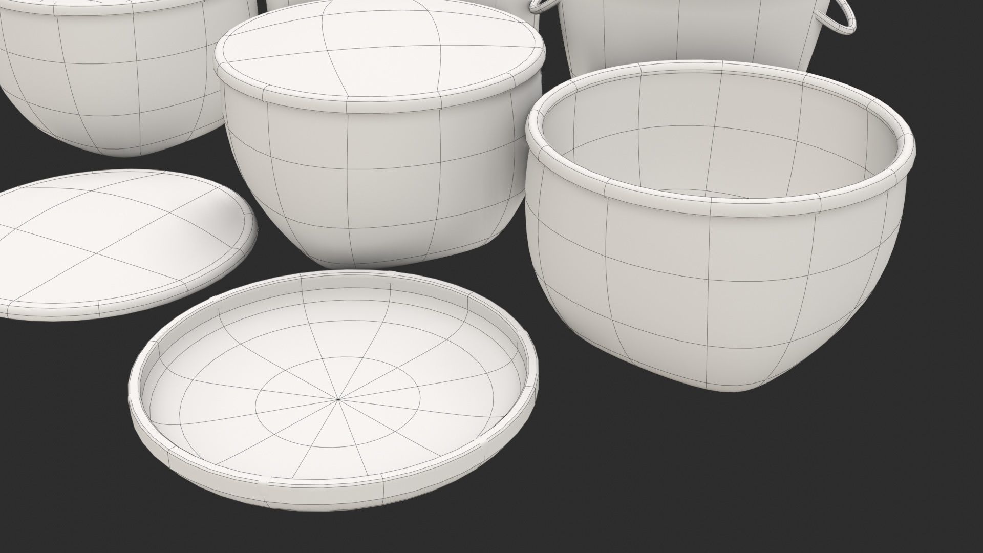 3D model Wicker Baskets VR / AR / low-poly | CGTrader