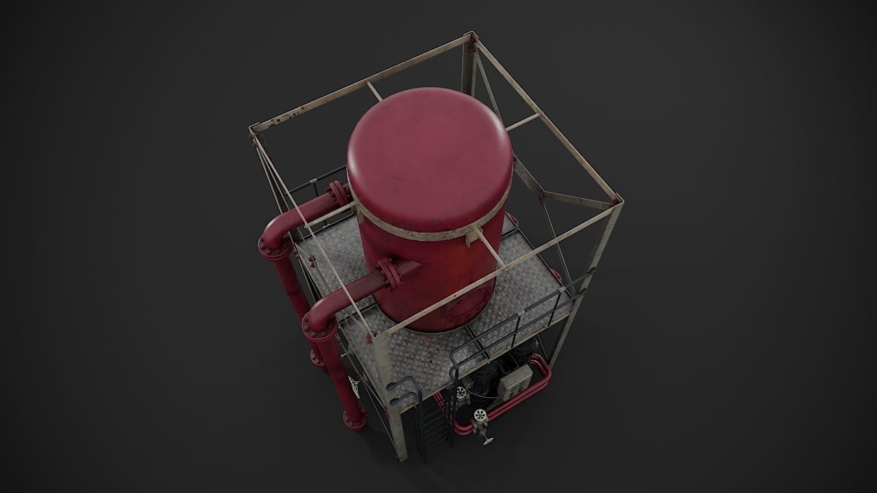 Industrial gas separator 3D model | CGTrader