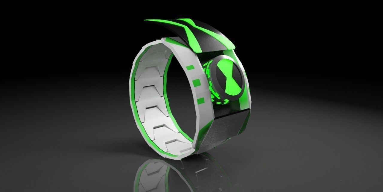 Omnitrix futuristic wristwatch 3D model | CGTrader